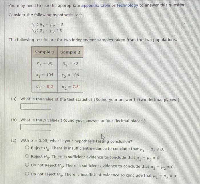 Solved You may need to use the appropriate appendix table or | Chegg.com