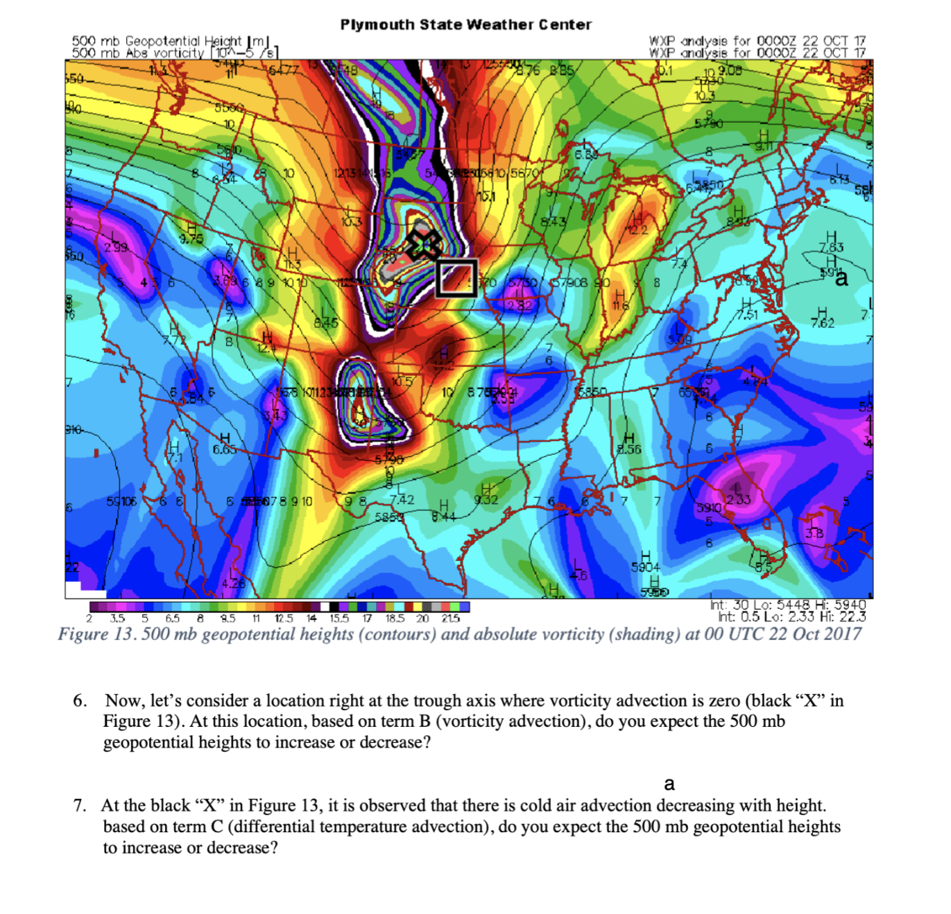 Solved Plymouth State Weather CenterNow, let's consider a | Chegg.com