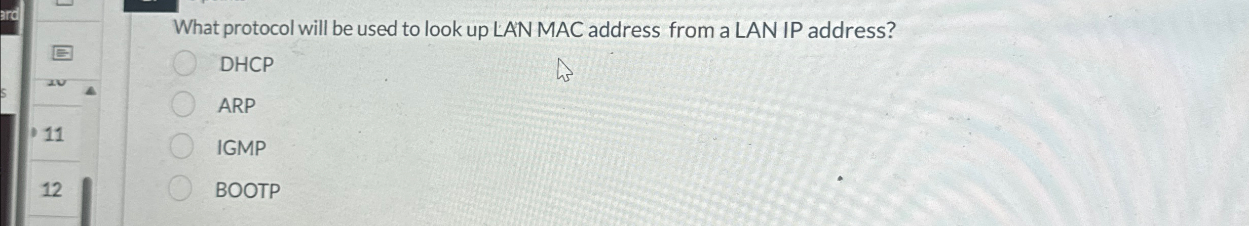 Solved What protocol will be used to look up LAN MAC address | Chegg.com