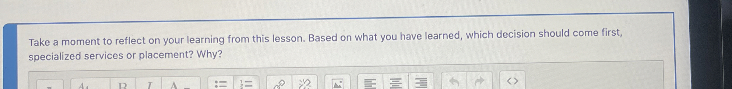 Solved Take a moment to reflect on your learning from this | Chegg.com