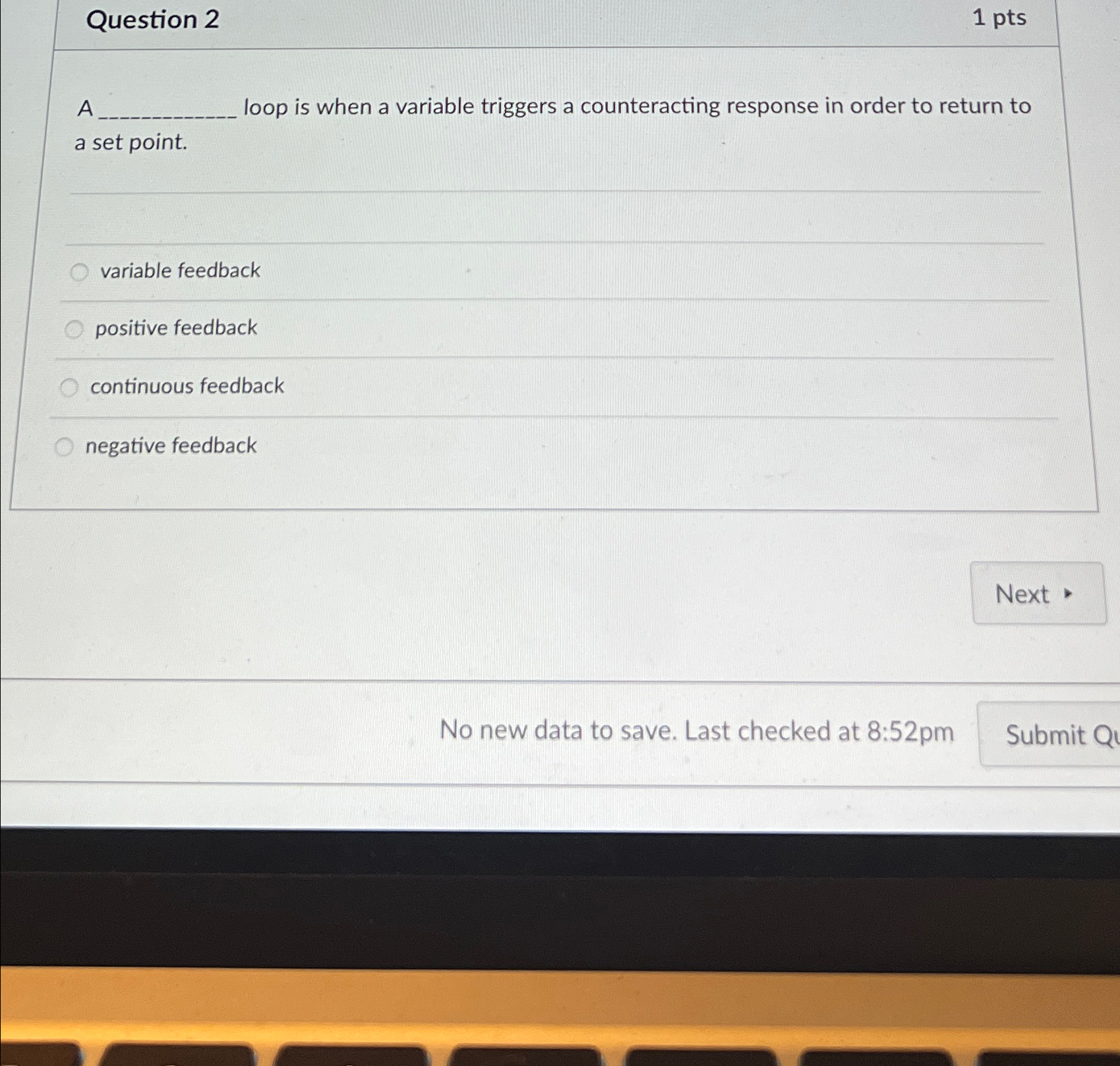 Solved Question 21 ﻿ptsA loop is when a variable triggers a | Chegg.com