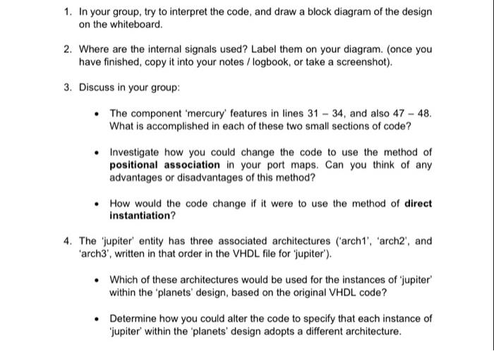 Solved 6 7 library declarations 8 library IEEE; 9 use | Chegg.com