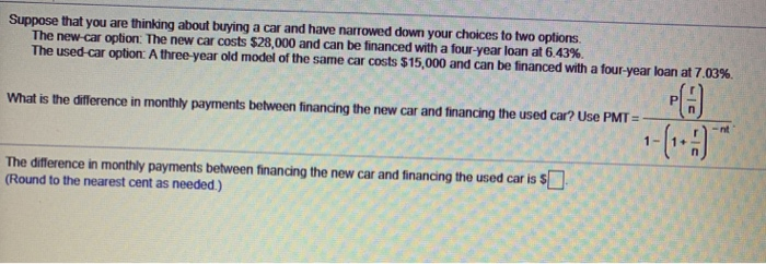 Solved Suppose that you are thinking about buying a car and | Chegg.com