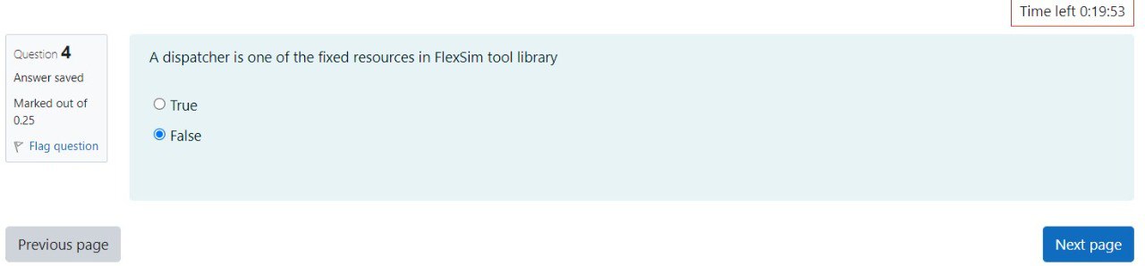 Solved Question 4In Flex sim softwere A dispatcher is one of | Chegg.com