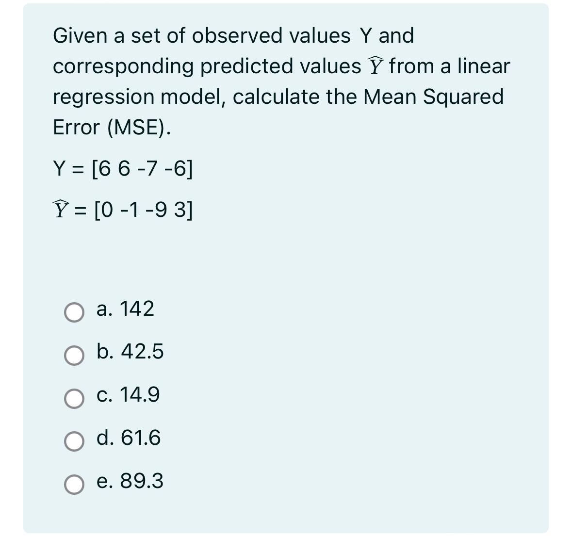 Solved Given a set of observed values Y ﻿and corresponding | Chegg.com