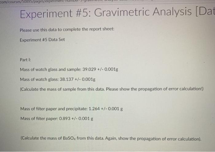 Solved com/courses/50895/pages/experime Experiment #5: | Chegg.com