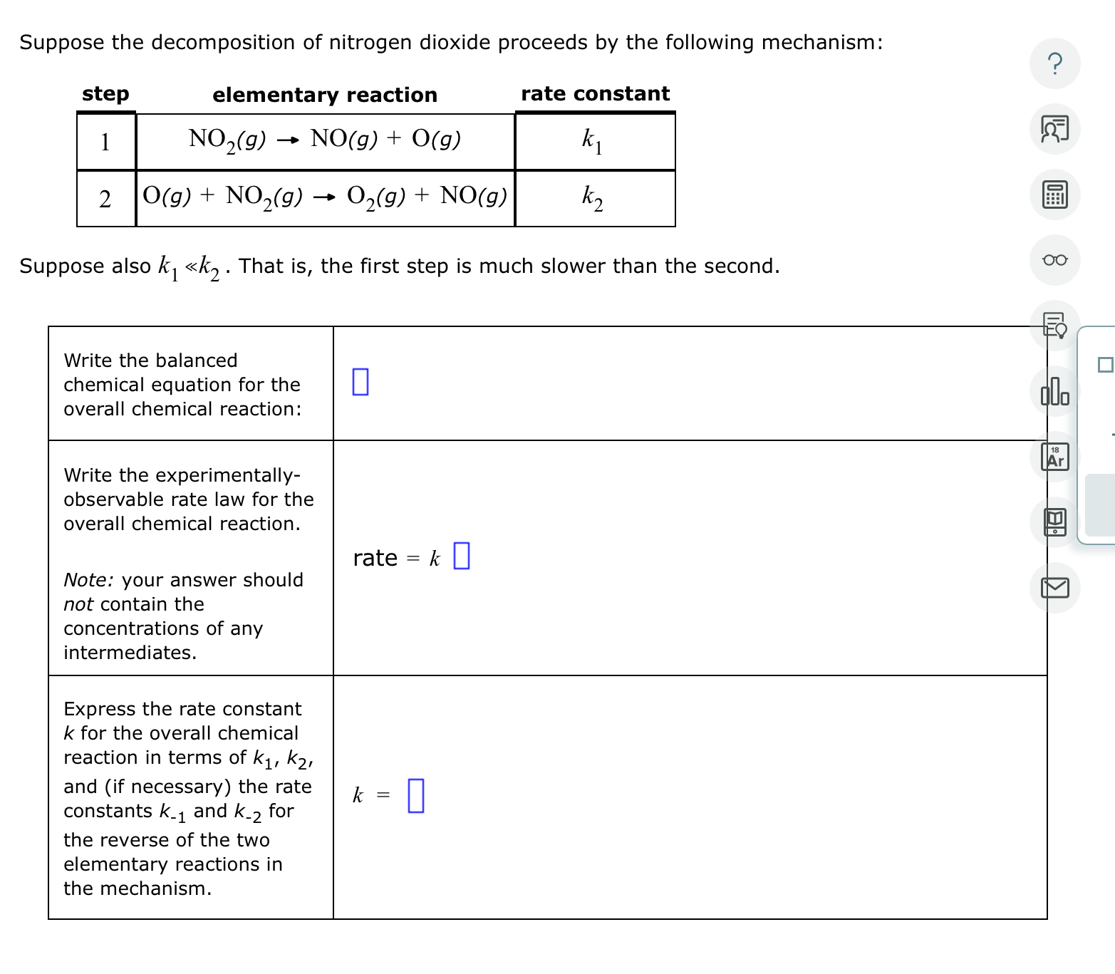 Solved Suppose the decomposition of nitrogen dioxide | Chegg.com