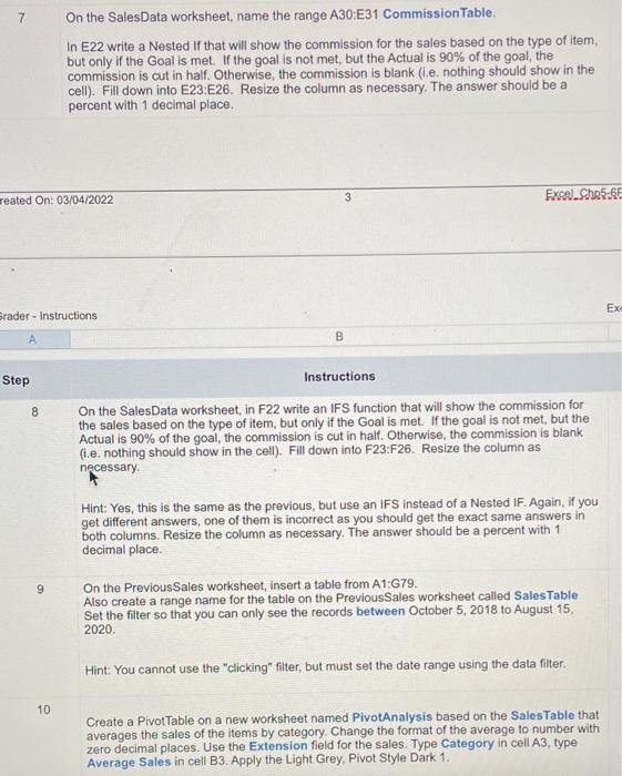Solved Start Excel. Download and open the file named | Chegg.com