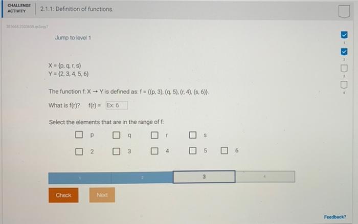 Solved CHALLENGE ACTIVITY 2.1.1. Definition of functions. | Chegg.com