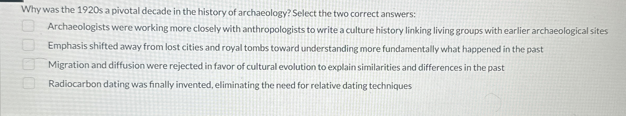 Solved Why was the 1920 ﻿s a pivotal decade in the history | Chegg.com