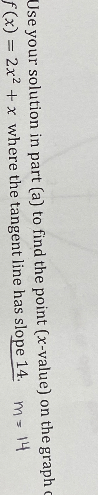 Solved Use your solution in part (a) ﻿to find the point | Chegg.com