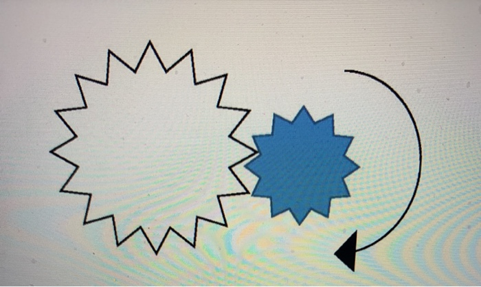 Solved Two gears are interlocked as shown in the diagram. | Chegg.com