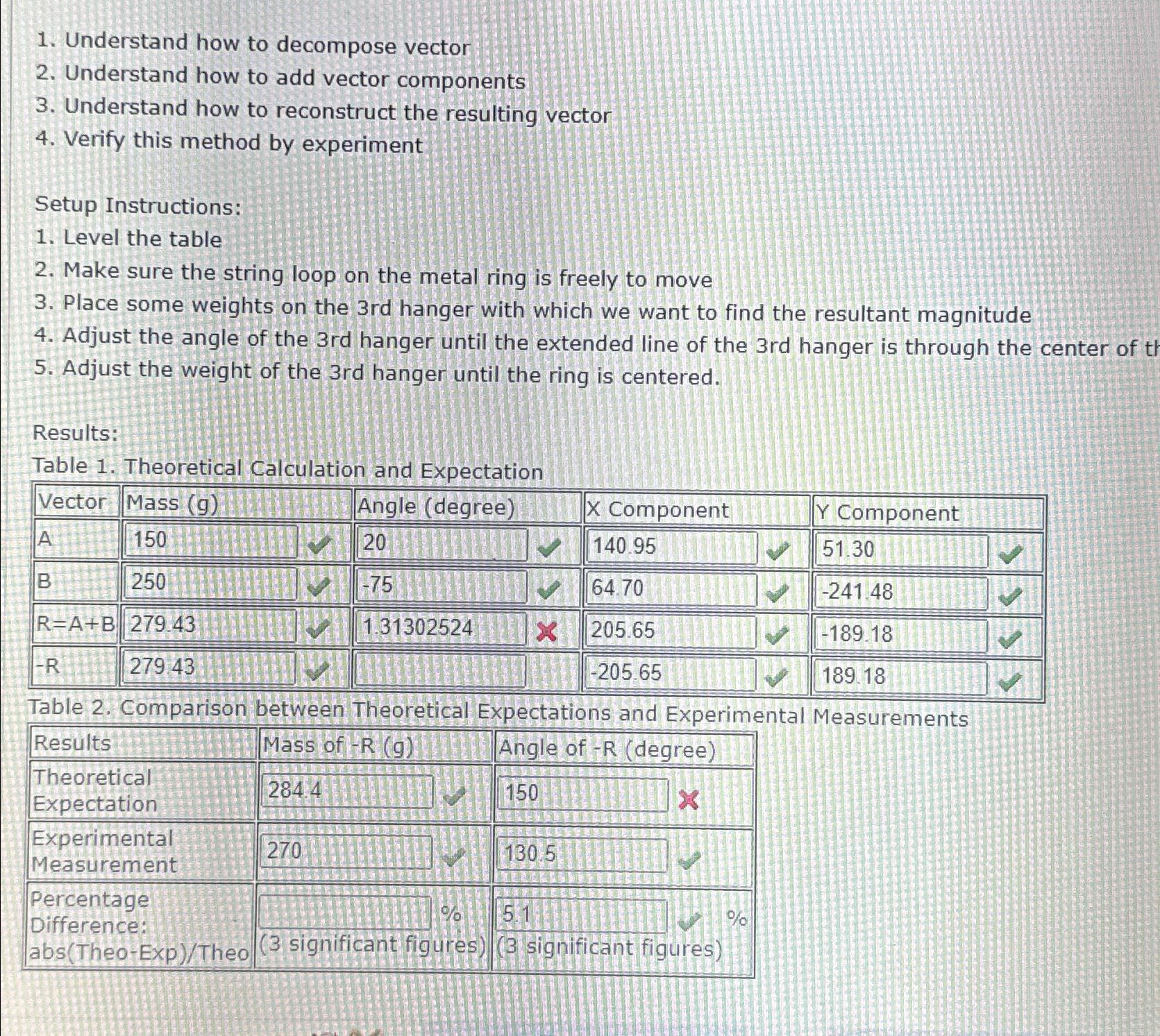Understand how to decompose vectorUnderstand how to | Chegg.com