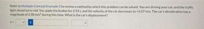Solved Refer to Multiple-Concept Example 5 to review a | Chegg.com
