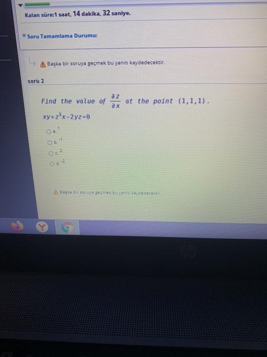 Solved Kalan süre:1 saat, 14 dakika, 32 saniye. Soru | Chegg.com Solved Kalan süre:1 saat, 14 dakika, 32 saniye. Soru | Chegg.com