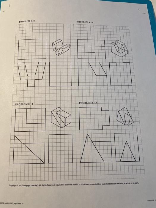 Solved Given objects with recommend multiviews having | Chegg.com