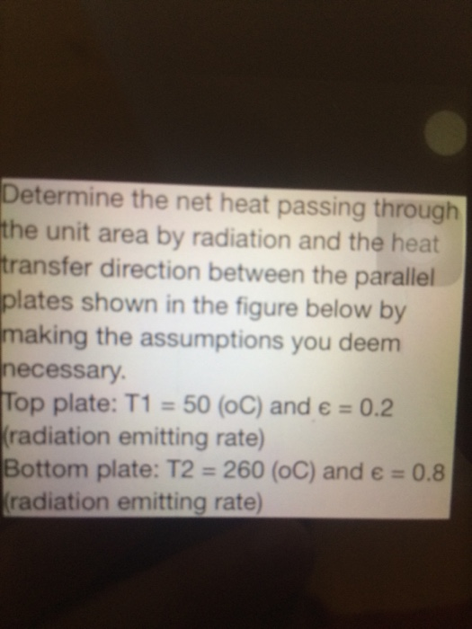 Solved Determine the net heat passing through the unit area | Chegg.com