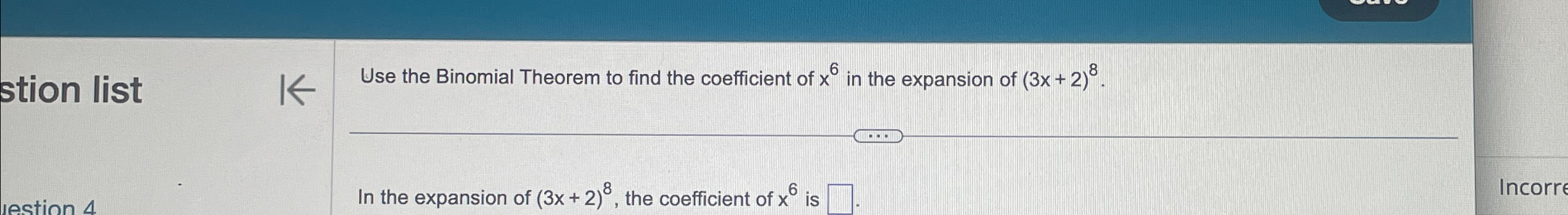 Solved Use the Binomial Theorem to find the coefficient of | Chegg.com