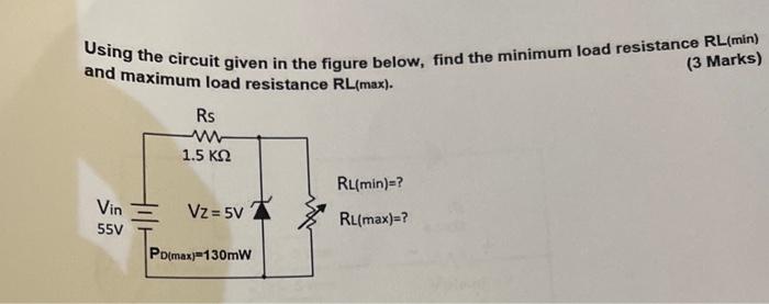 Solved Using the circuit given in the figure below, find the | Chegg.com