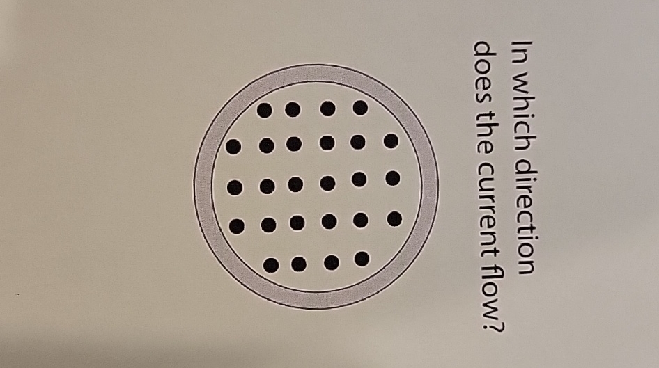 Solved In which direction does the current flow? | Chegg.com