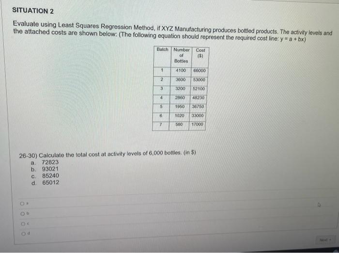 Solved Evaluate using Least Squares Regression Method, if | Chegg.com