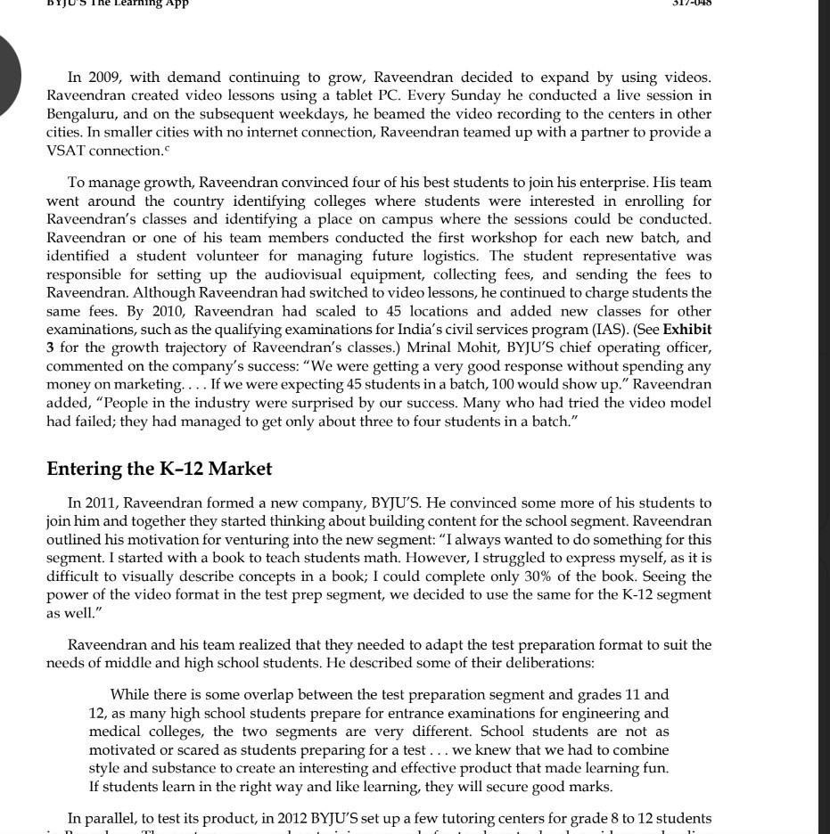 Solved Total Customer Solution - Winning Through | Chegg.com