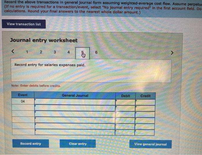 Solved Problem 5-19A Effect of different inventory cost flow | Chegg.com