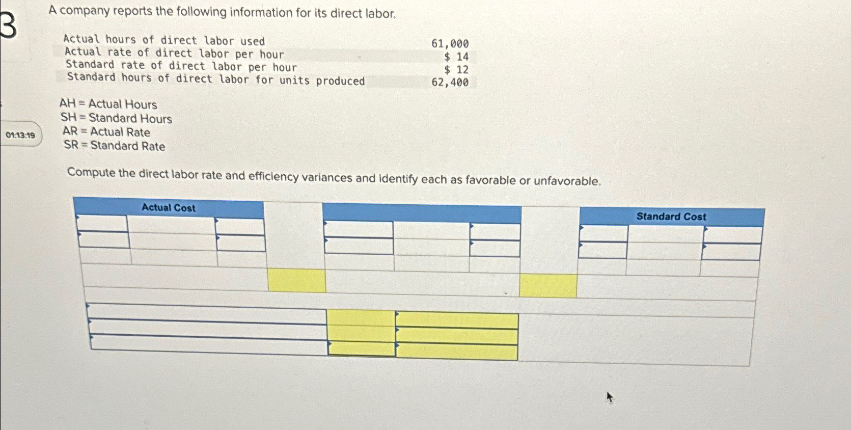 Solved A company reports the following information for its | Chegg.com