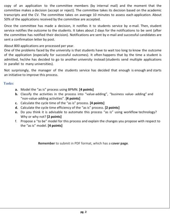 Solved Qd: Calculate the cycle time efficiency of the "as | Chegg.com