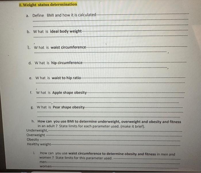 Solved Activity 1A: Measurement of length, distance, waist | Chegg.com