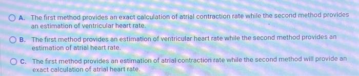Solved 14 Fahad is learning methods for using an ECG to | Chegg.com