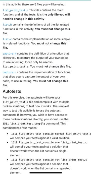 Solved EXERCISE - IN PAIRS: Write tests using capture.c for | Chegg.com