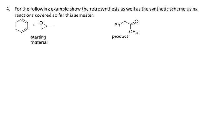 Solved 6. Provide a synthetic strategy for the synthesis of | Chegg.com