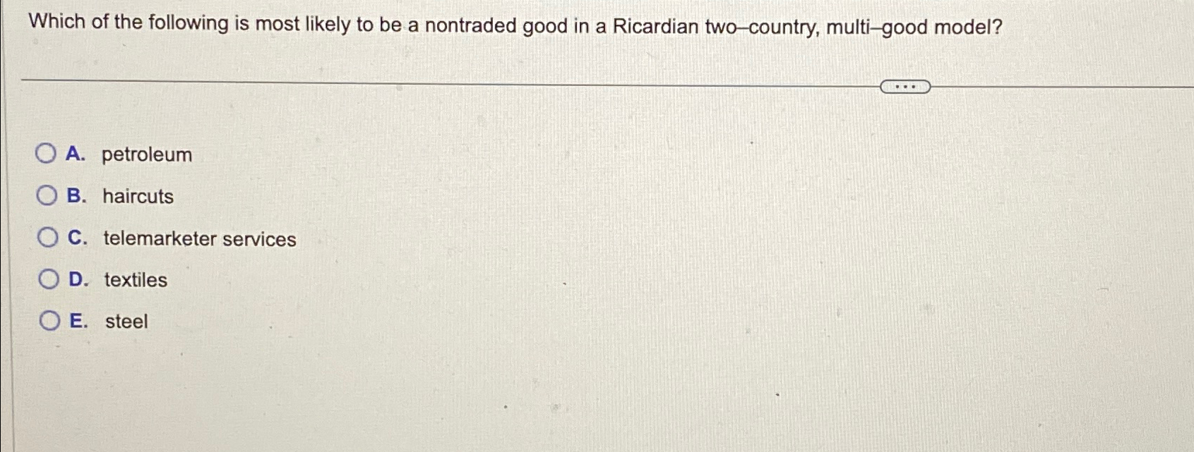 Solved Which of the following is most likely to be a | Chegg.com