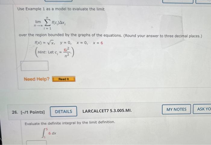Solved Use Example 1 as a model to evaluate the limit | Chegg.com