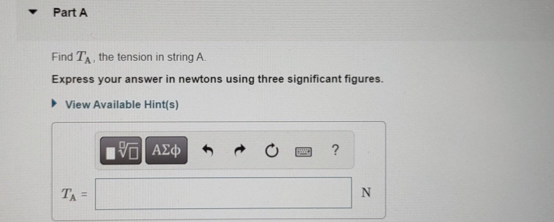 Solved A Bar Suspended by Two Vertical Strings The figure | Chegg.com