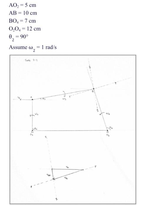 find the acceleration analysis graphically and | Chegg.com