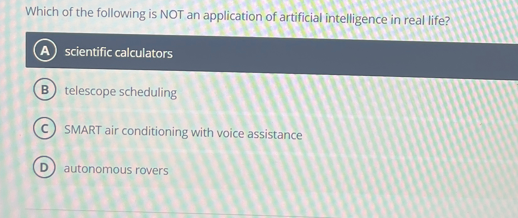Solved Which of the following is NOT an application of | Chegg.com