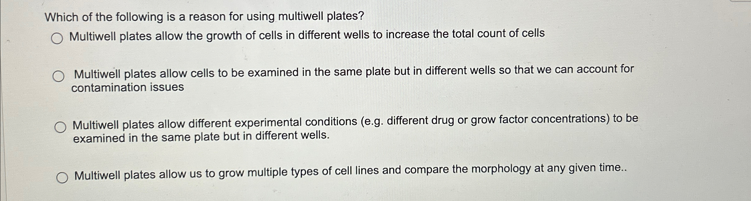 Solved Which of the following is a reason for using | Chegg.com