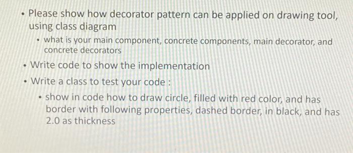 Solved Suppose You Were Asked To Implement A Drawing Tool 