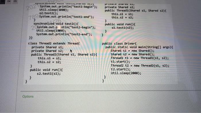 Solved You are given the below classes, write the thread | Chegg.com