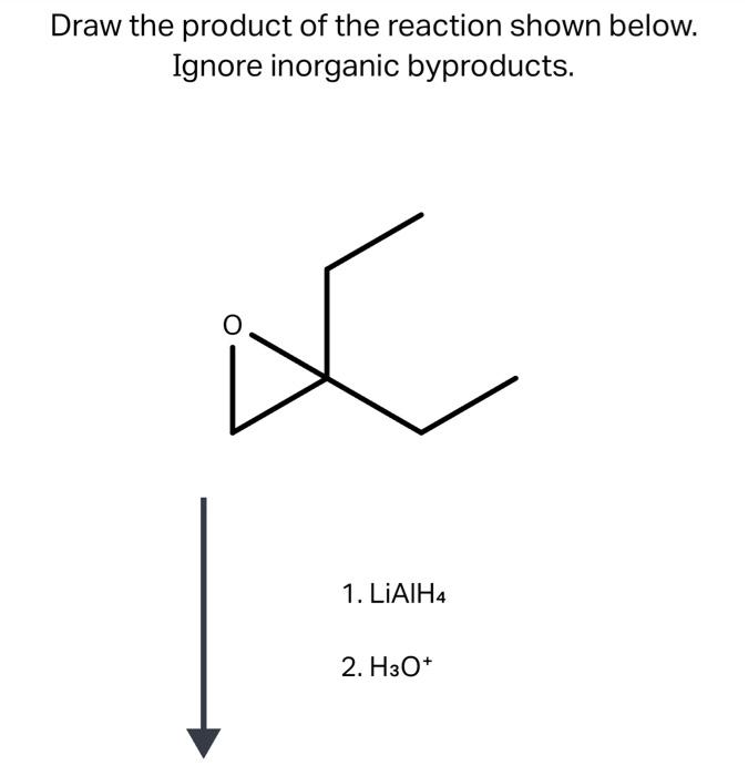 Solved Draw the products of the two step reaction sequence | Chegg.com