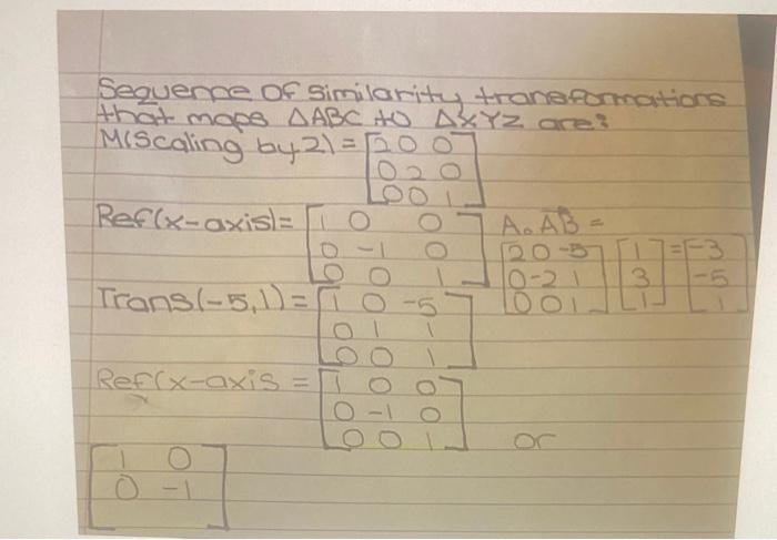 Solved 2. What translation would map 2C onto Z? Show what | Chegg.com