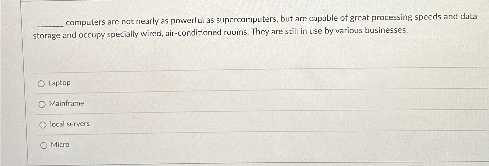Solved computers are not nearly as powerful as | Chegg.com