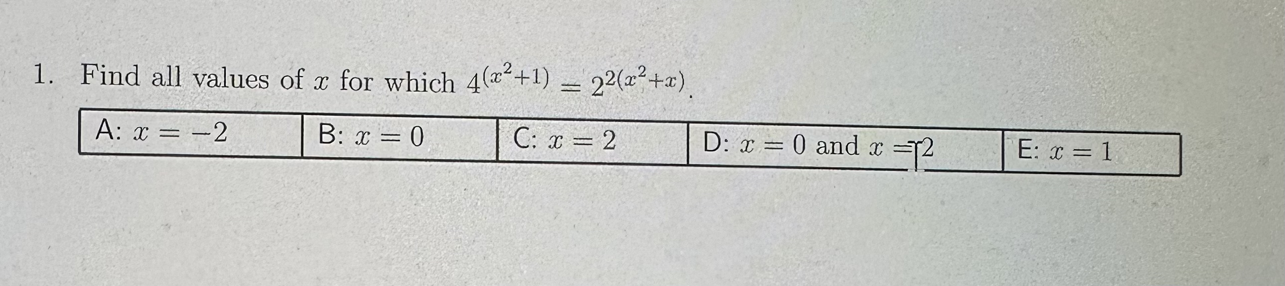 Solved Find all values of x ﻿for which | Chegg.com