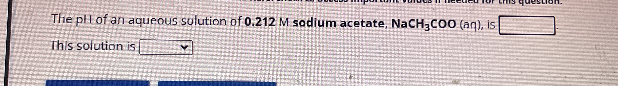 Solved The pH of an aqueous solution of 0.212M ﻿sodium | Chegg.com