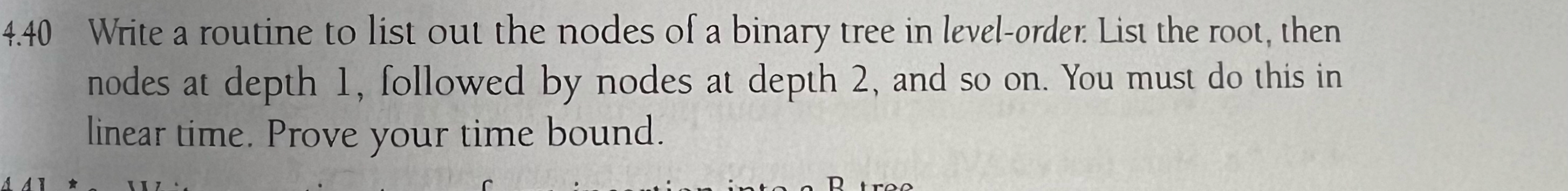 Solved 4.40 ﻿Write a routine to list out the nodes of a | Chegg.com