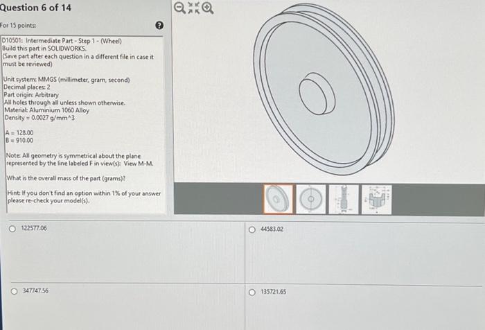 D10S01: Intermediate Part - Step 1 - (Wheel) Buld | Chegg.com