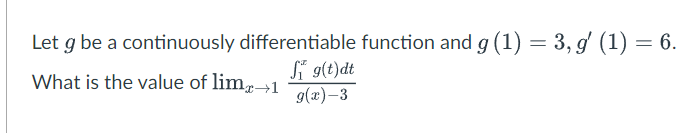 Solved Let g ﻿be a continuously differentiable function and | Chegg.com