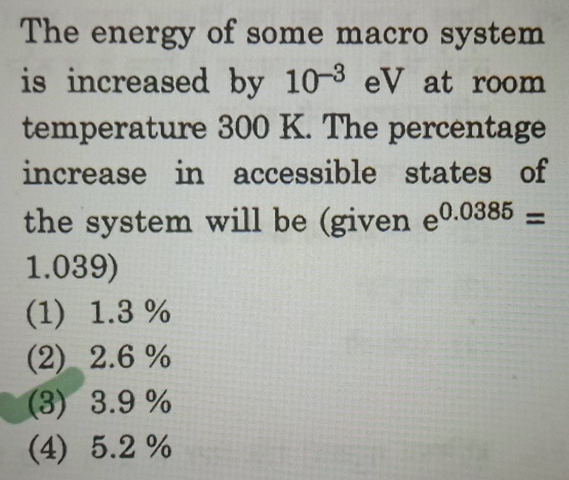 Solved The energy of some macro system is increased by | Chegg.com